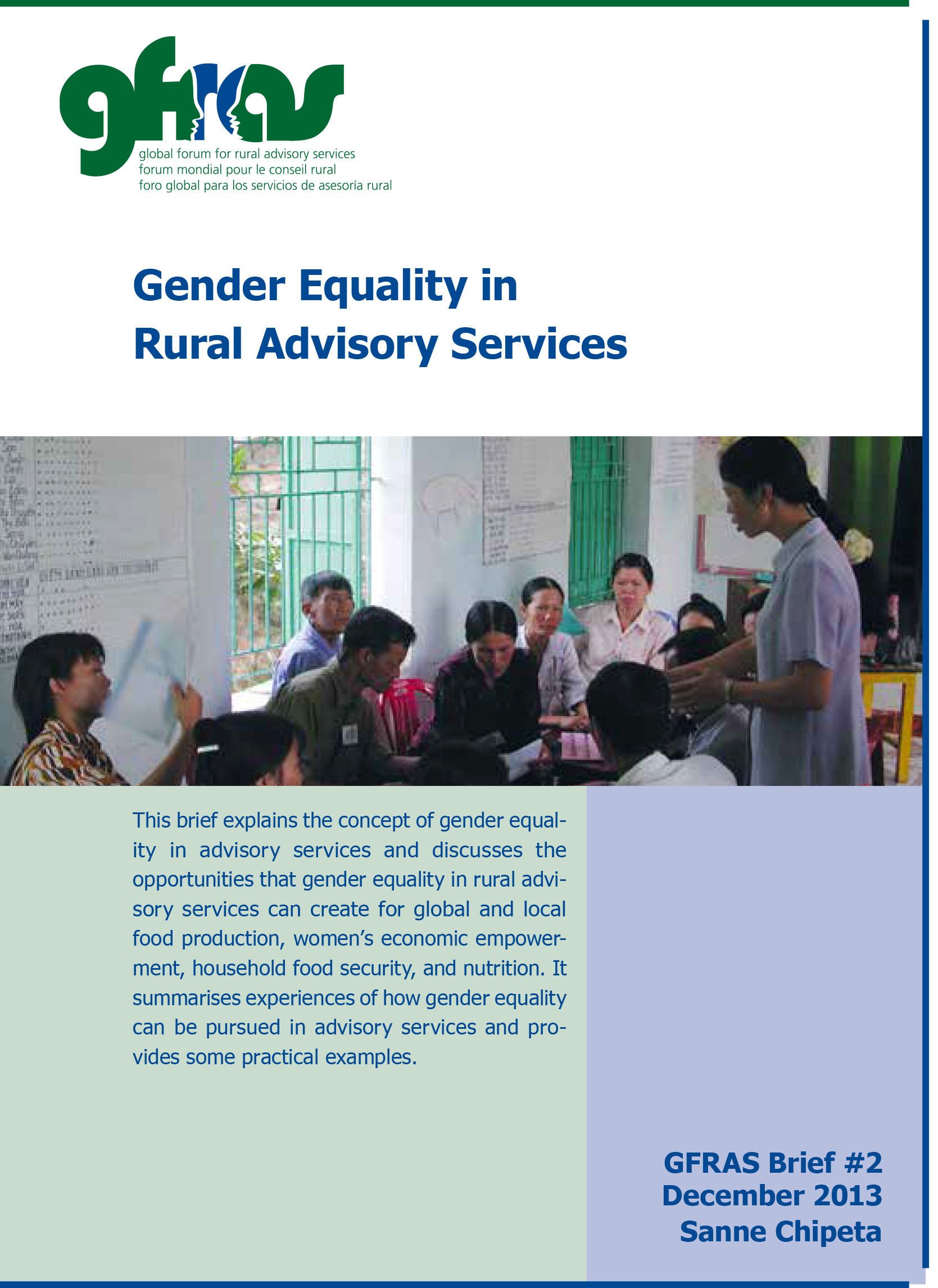 GFRAS—Gender-Equality-in-RAS-Gender-Equality-in-Rural-Advisory-Services ...