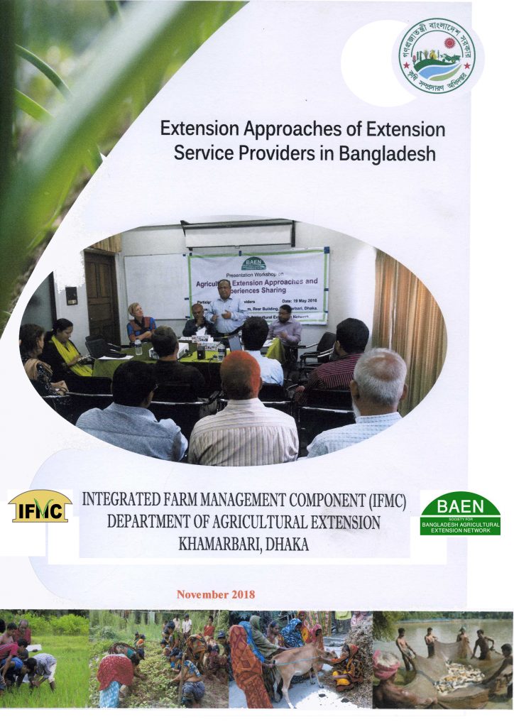 Extension Approaches of Extension Service Providers in Bangladesh | AESA