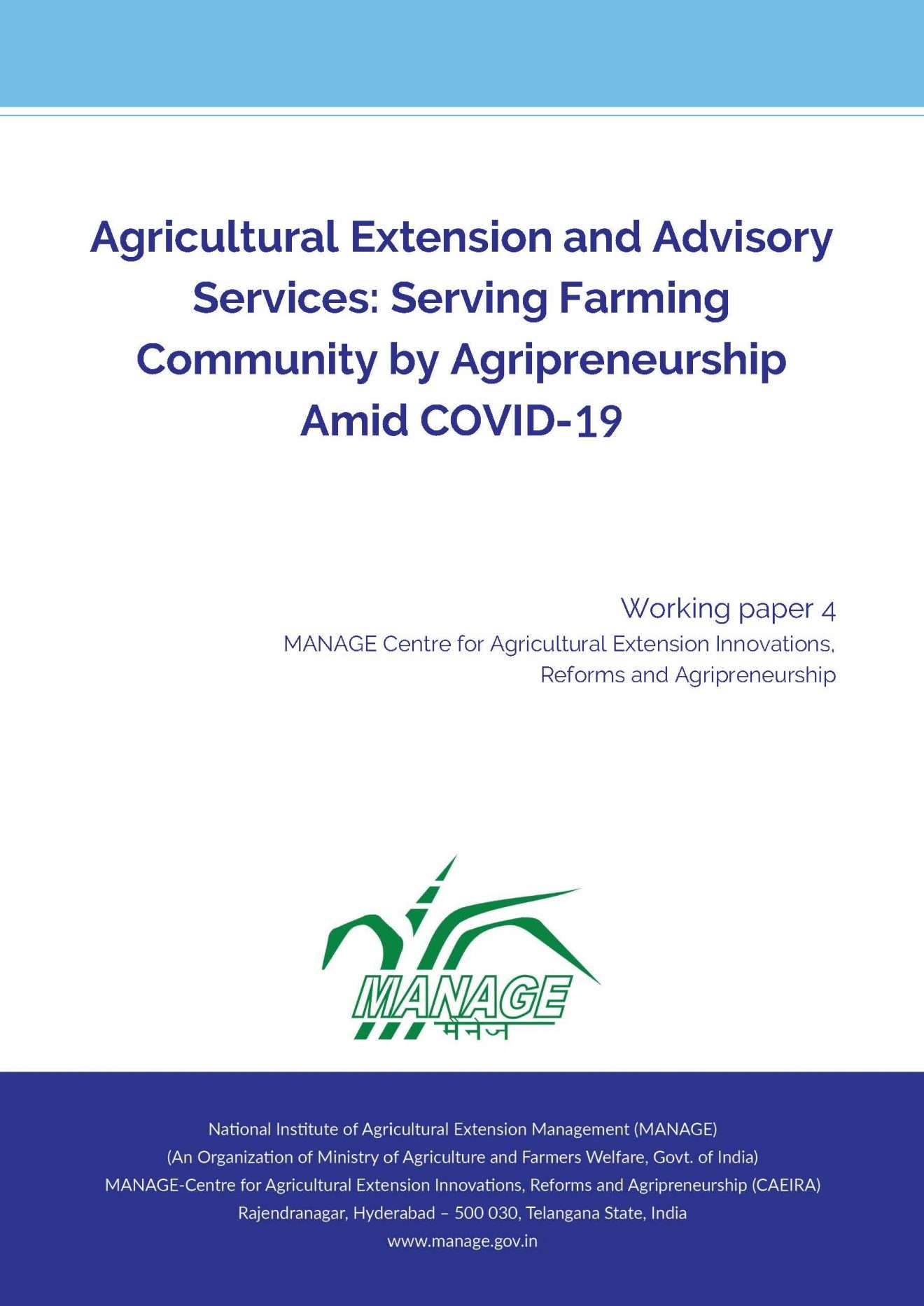 Agricultural Extension and Advisory Services: Serving Farming Community ...